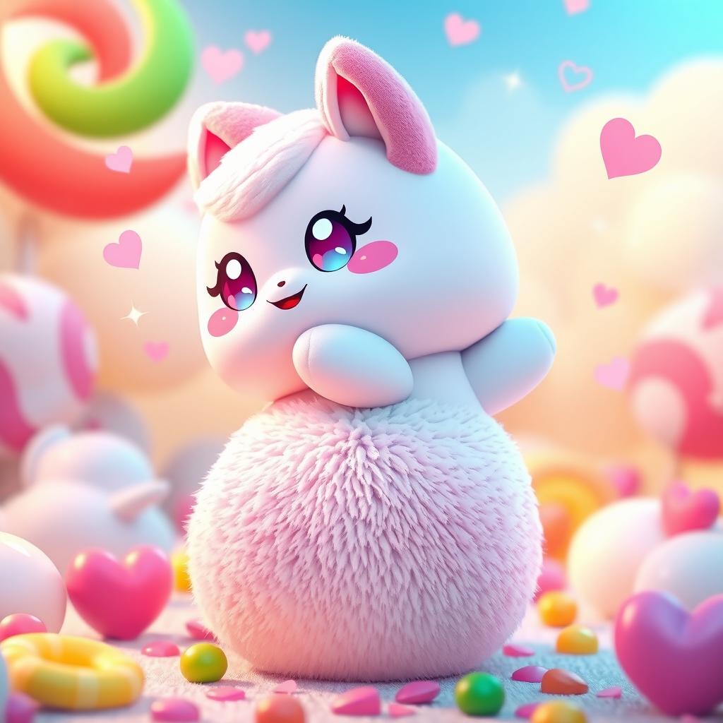 Whimsical Character Design: Adorable Anthropomorphic Plush Toy