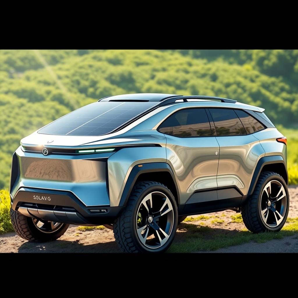 Futuristic Solar SUV: The Future of Sustainable Driving