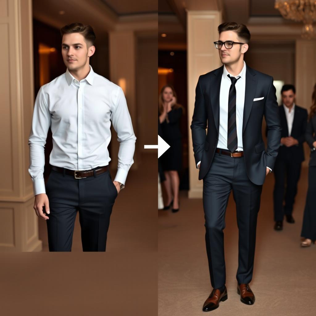 Transform Your Casual Shirt into Elegant Formal Wear