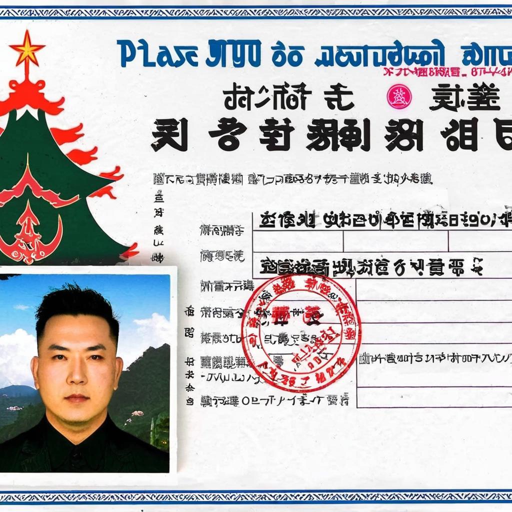 Professional Military ID Card Design - AI Generated Ideas