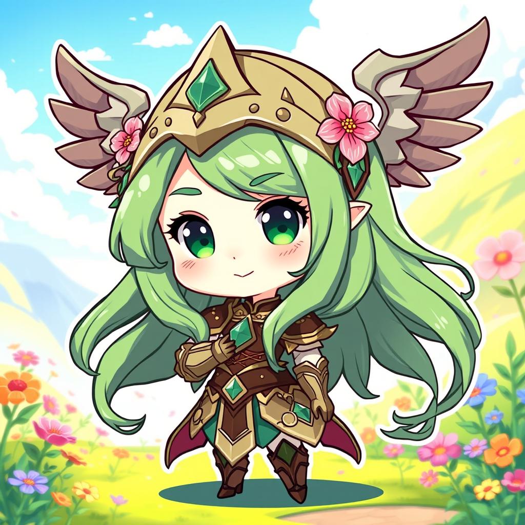 Chibi Malenia Character Design from Elden Ring