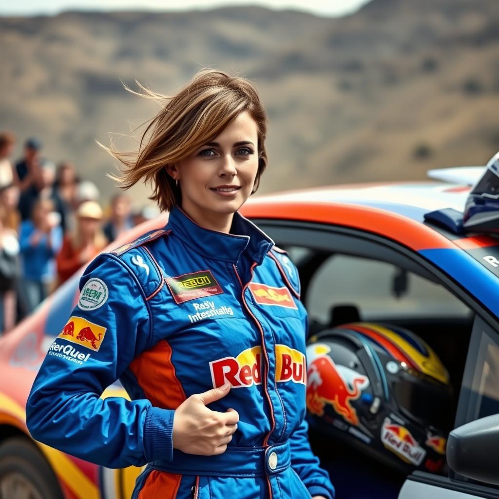 Empowering Motorsport: Female Rally Driver in Action