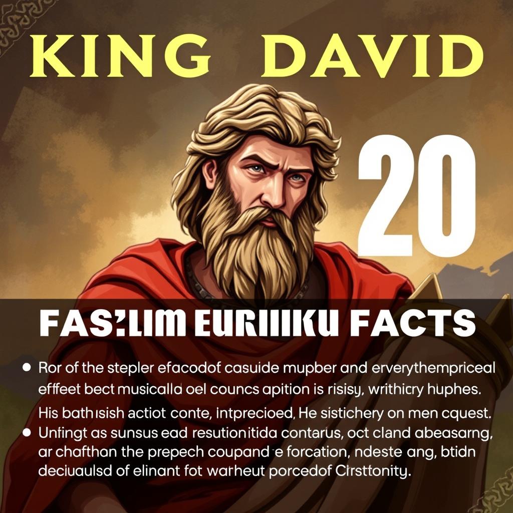 20 Fascinating Facts About King David: The Biblical Leader's Journey