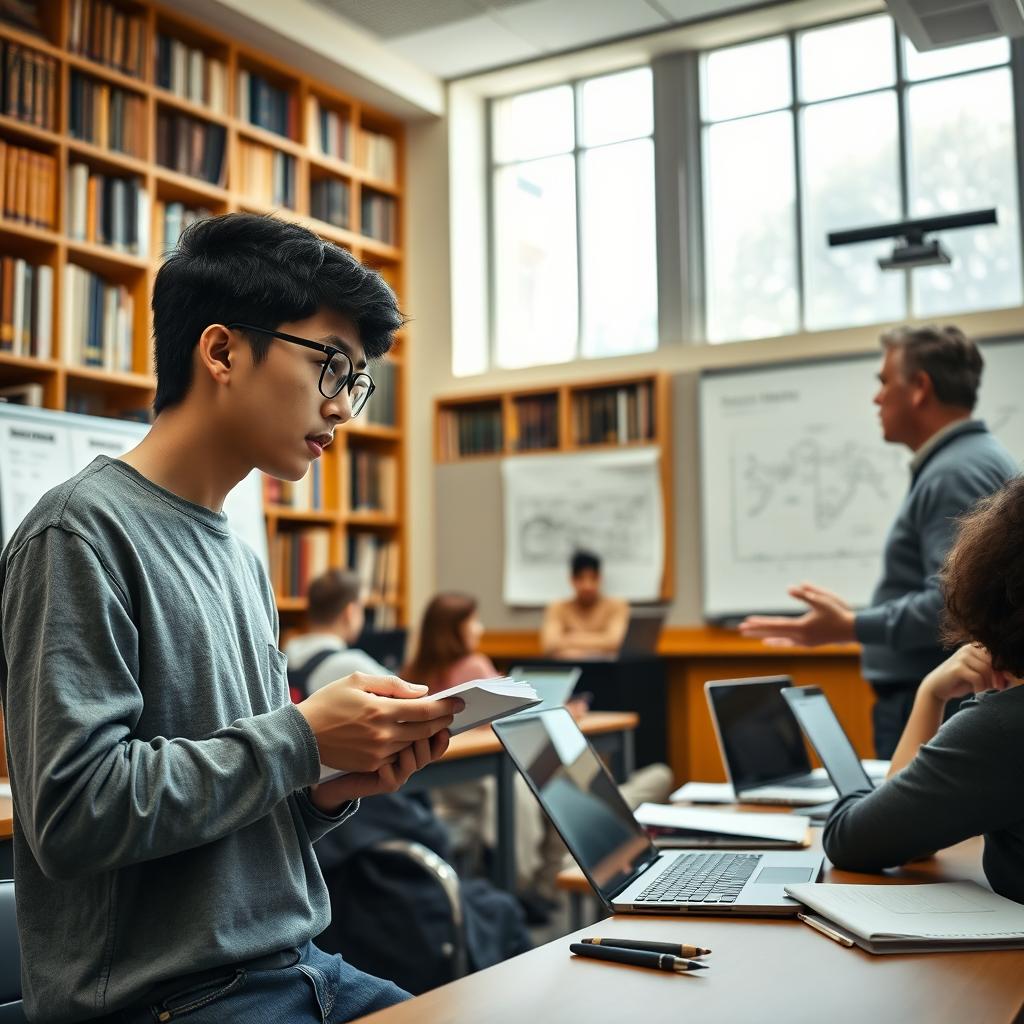 Engaging University Classroom Scene: A Day in Applied History