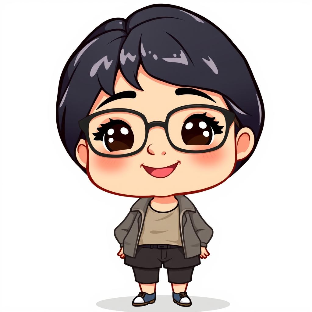 Charming Chibi Illustrations of a 50-Year-Old Woman