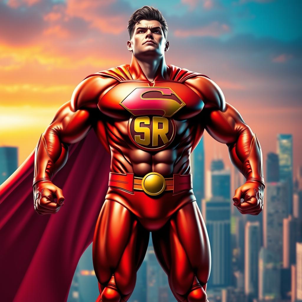 Superhero SR: A Bold Symbol of Strength and Valor