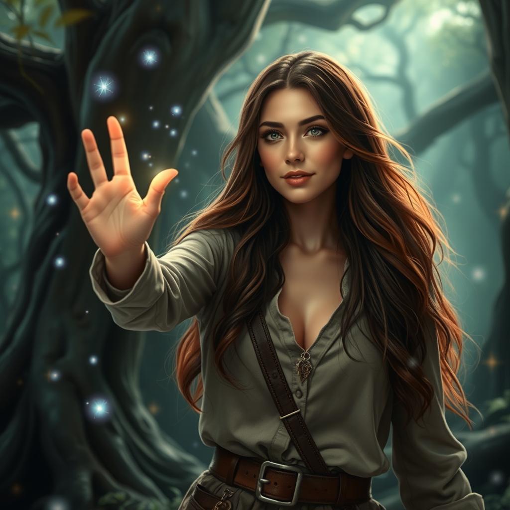 Enchanting Magician in a Fantasy D&D Setting | Idyllic