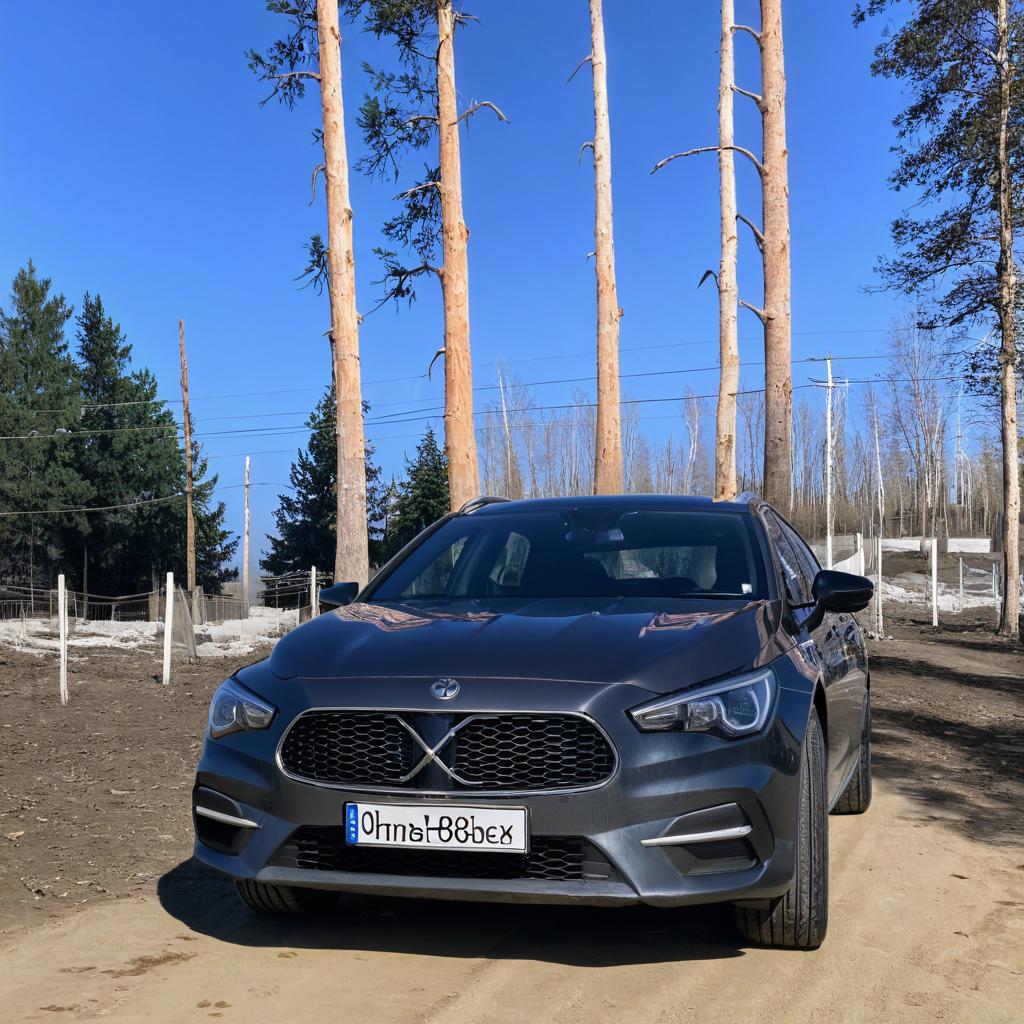 Sporty SUV with Aggressive Body Kit: Adventure Awaits