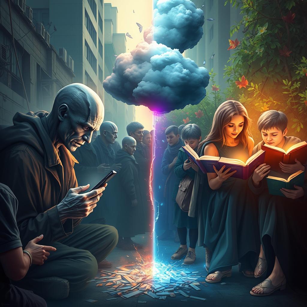 Digital Art: The Impact of Smartphone Usage vs. the Joy of Reading