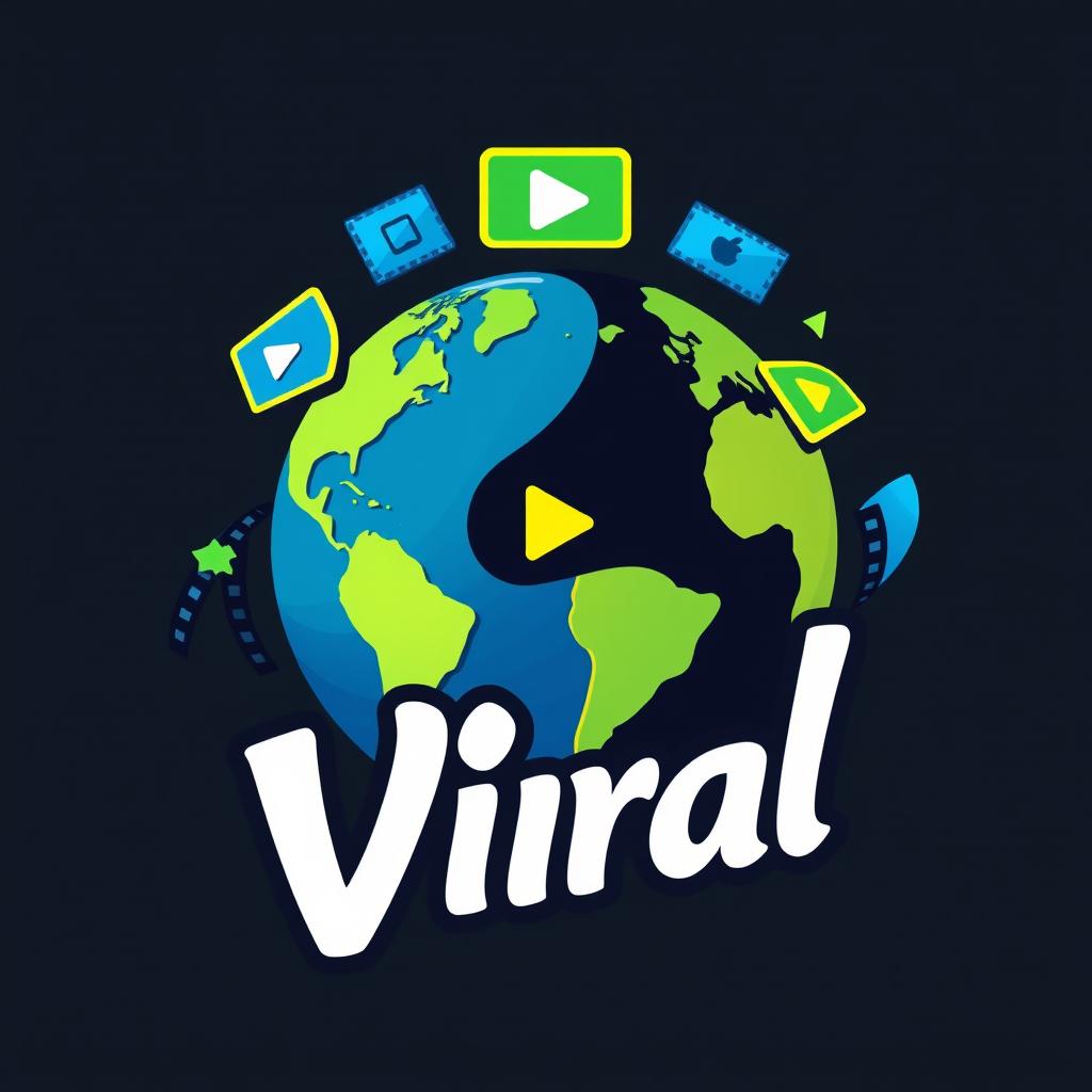 Dynamic Viral Video Logo Design | Global Connectivity