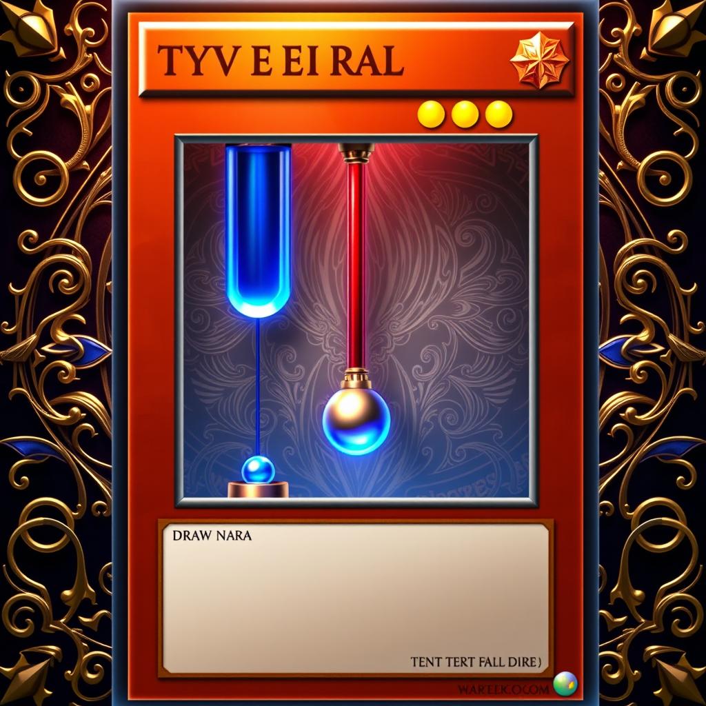 Custom Yu-Gi-Oh! Style Monster Card Frame with Pendulum System