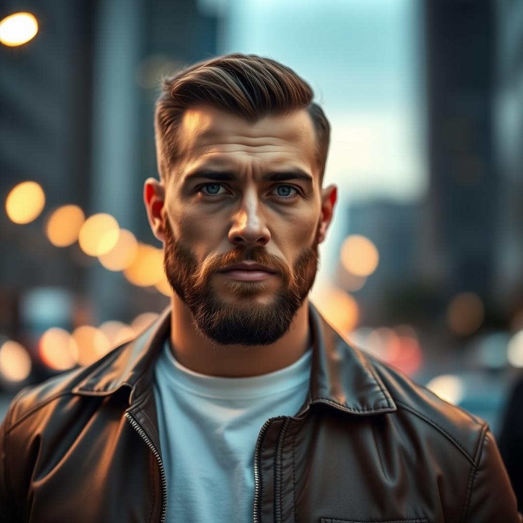 Modern Masculinity: The Confident Man in an Urban Setting