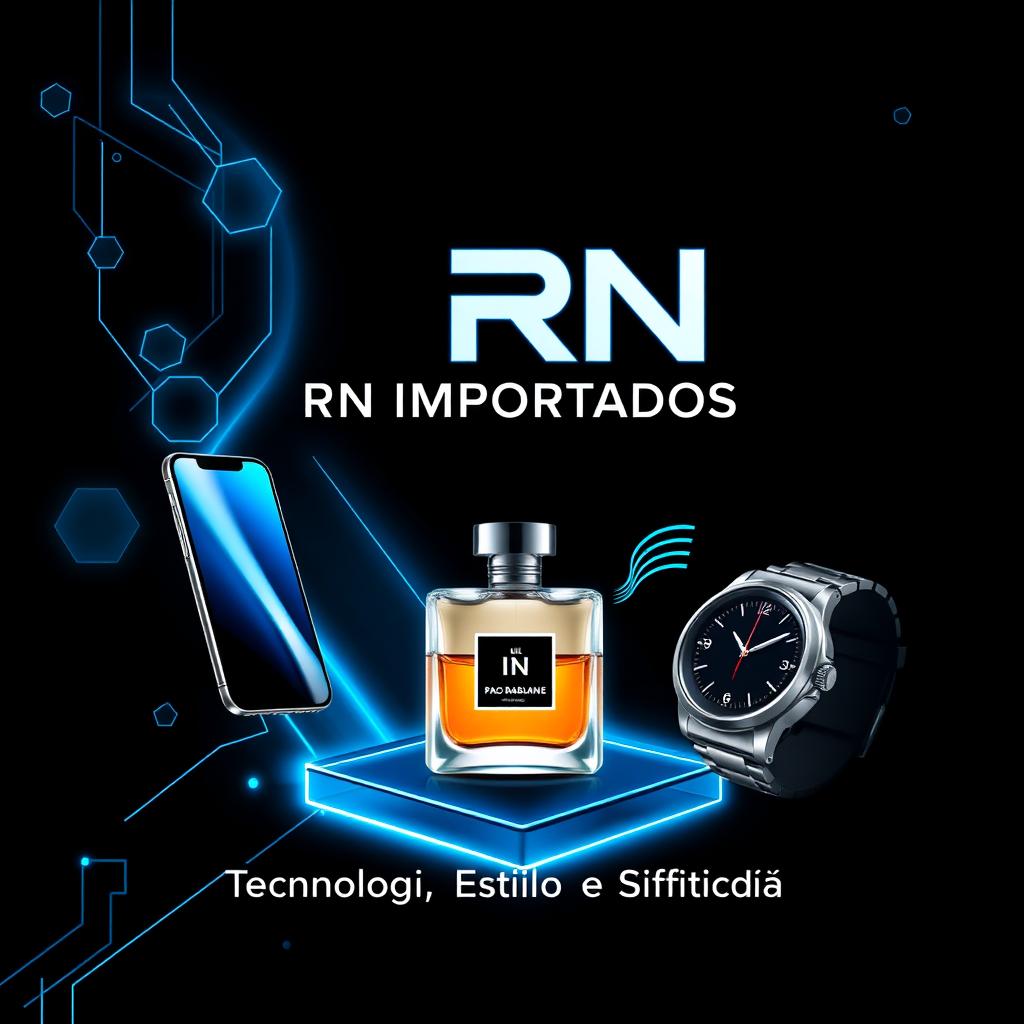 Modern Design Showcase: RN IMPORTADOS - Tecnologia, Estilo e Sofisticação
