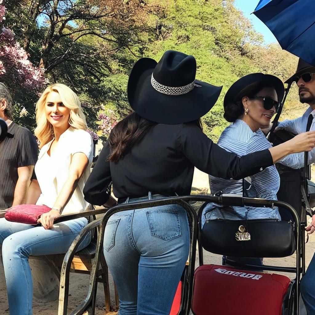 Intimate Outdoor Gathering: A Serene Moment Captured