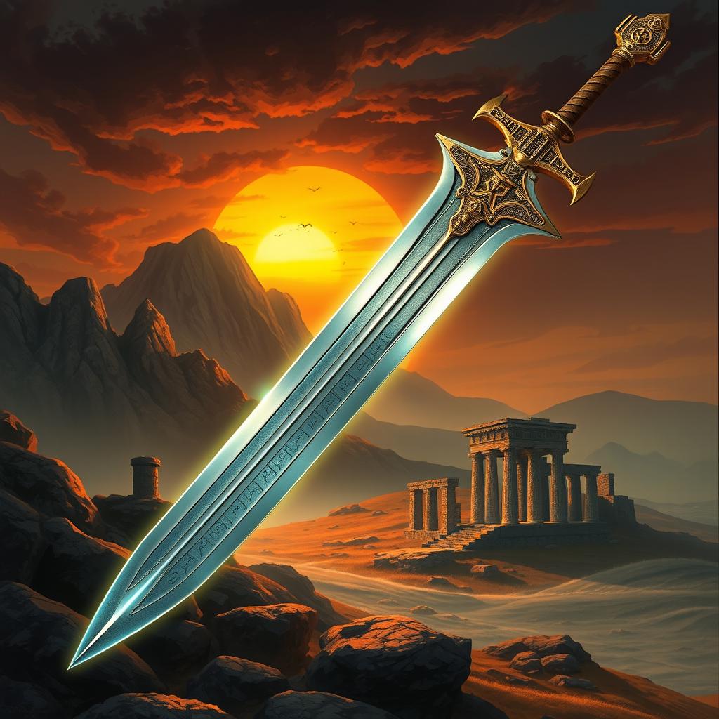 Legendary Gammadion Sword: A Fusion of Ancient Power and Fantasy
