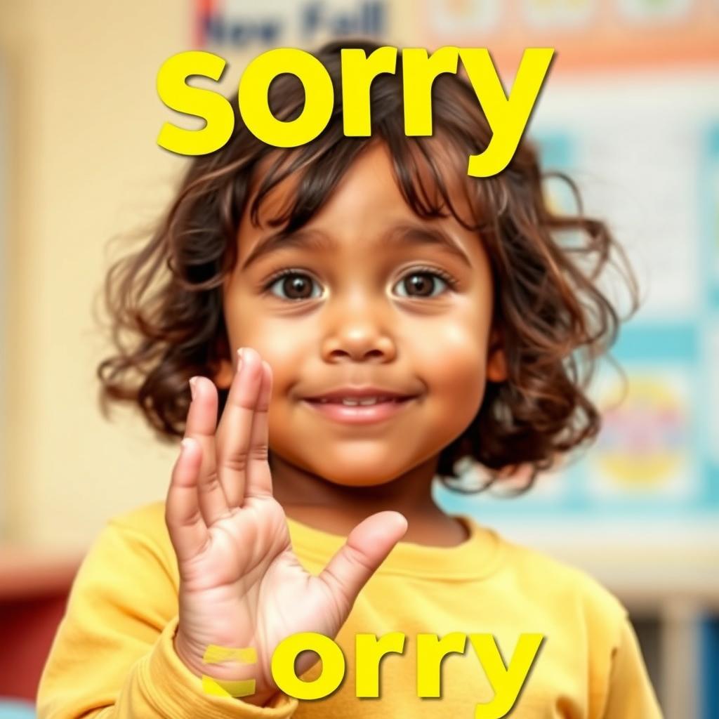 A Child's Heartfelt Apology in Sign Language