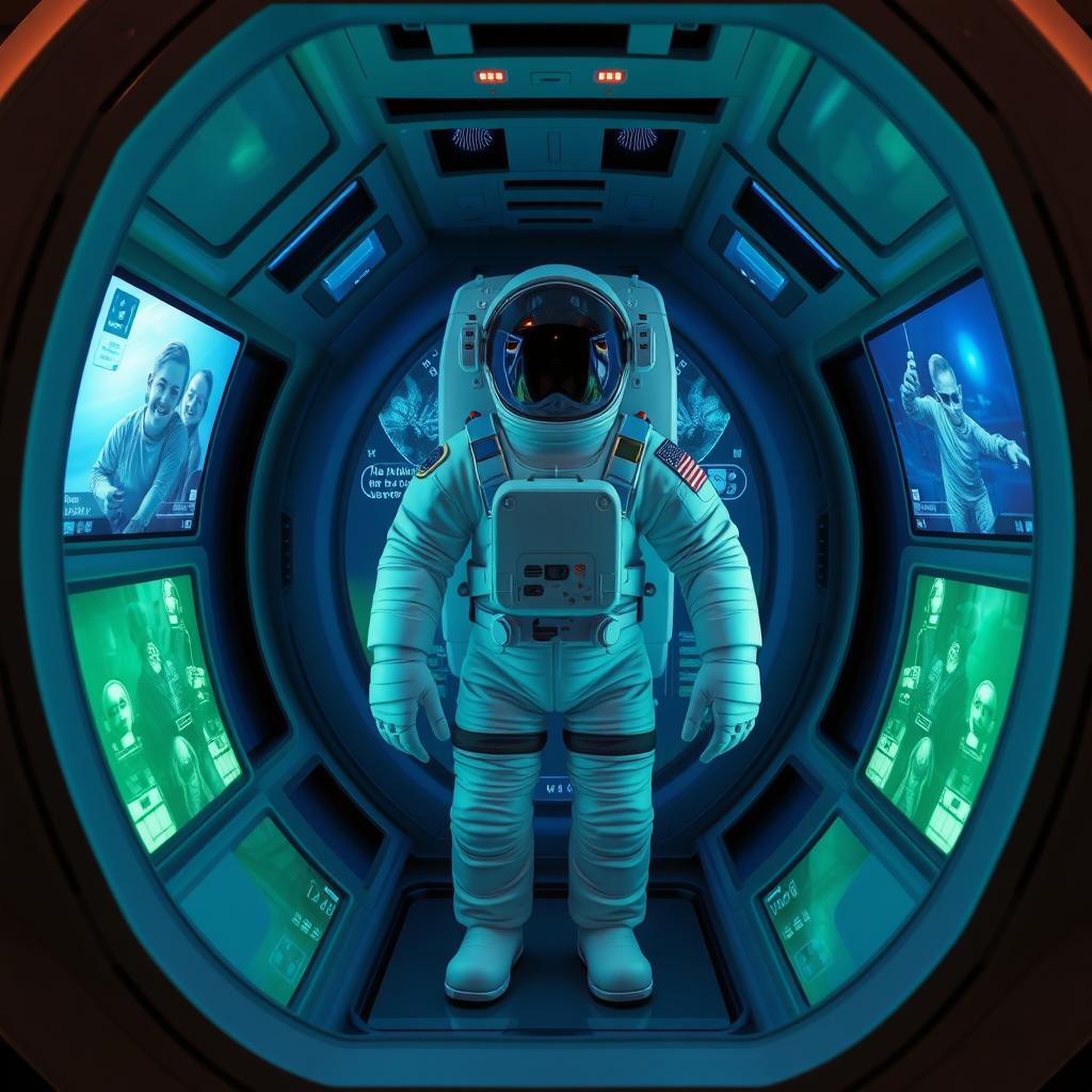 Exploring Human Connection: A 3D Astronaut Capsule Experience