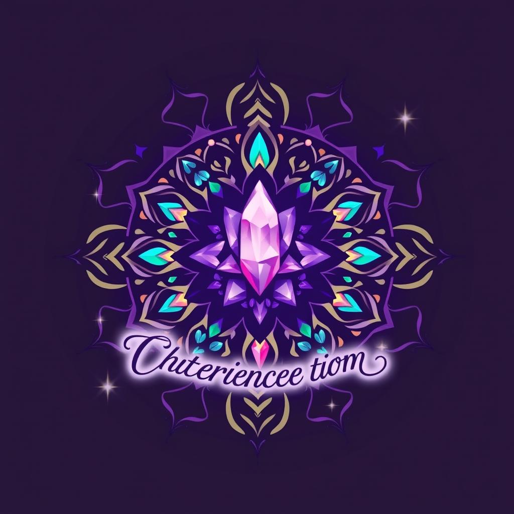 Mystical Logo Design for Esoteric Stones & Crystals Store