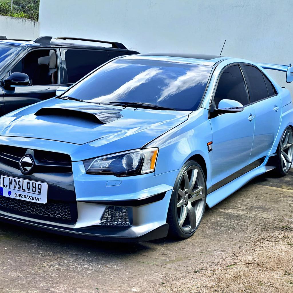 Stunning Modified Car: Aggressive Style and Unique Tuning Elements