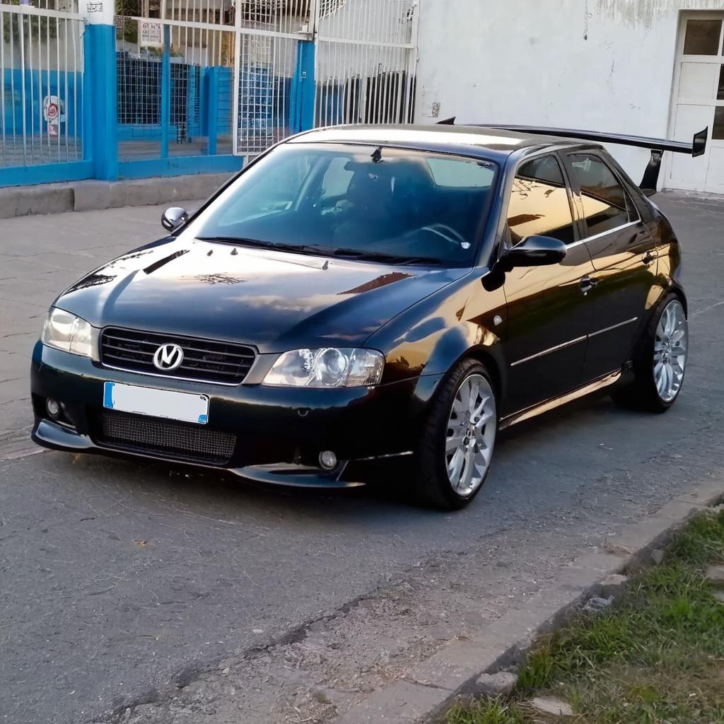 Aggressive Tuning: Modified Renault Car with Matte Black Finish