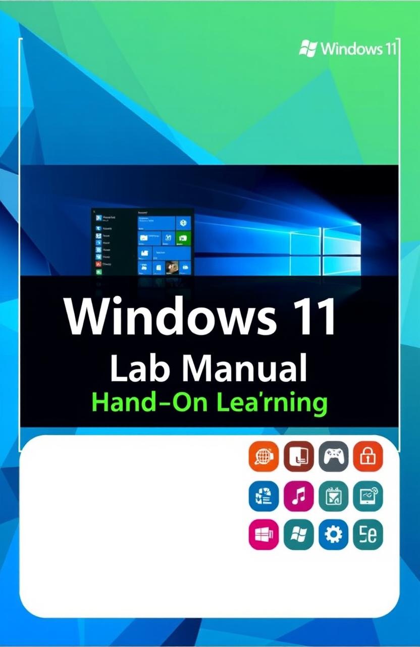 Windows 11 Lab Manual: Hands-On Learning - Striking Cover Design