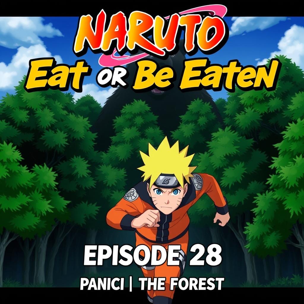 Dynamic Naruto Episode 28 Poster: 'Eat or Be Eaten' Design
