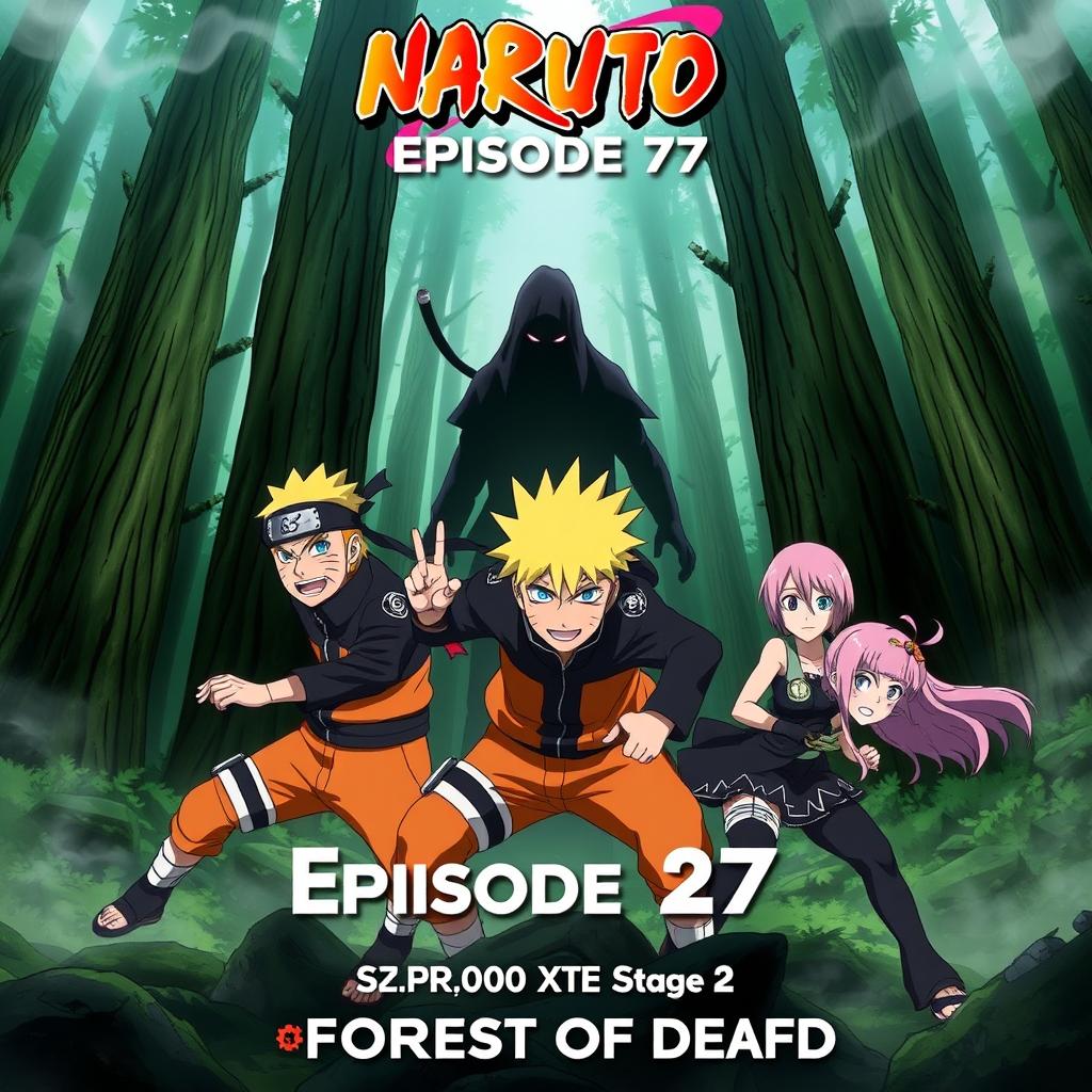 Naruto Episode 27 Poster: The Chūnin Exam Stage 2 in the Forest of Death