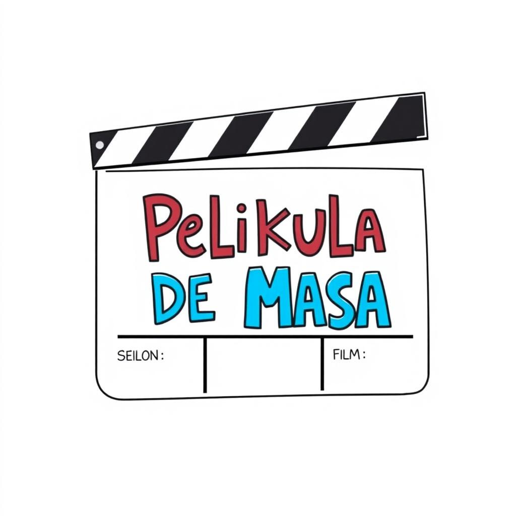 Pelikula De Masa: A Creative Film Clapperboard Design by G12 Students