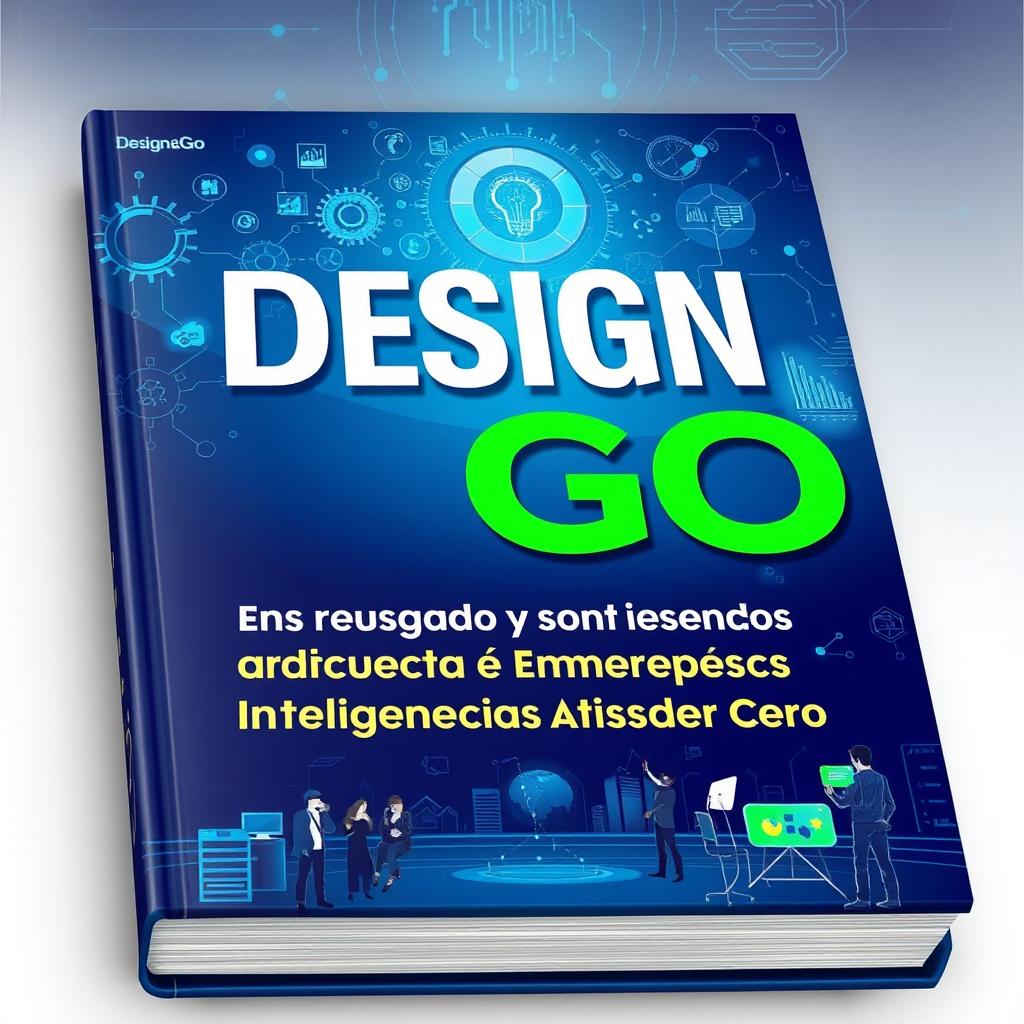 Captivating Book Cover Design for 'Design & Go' - AI Entrepreneurship