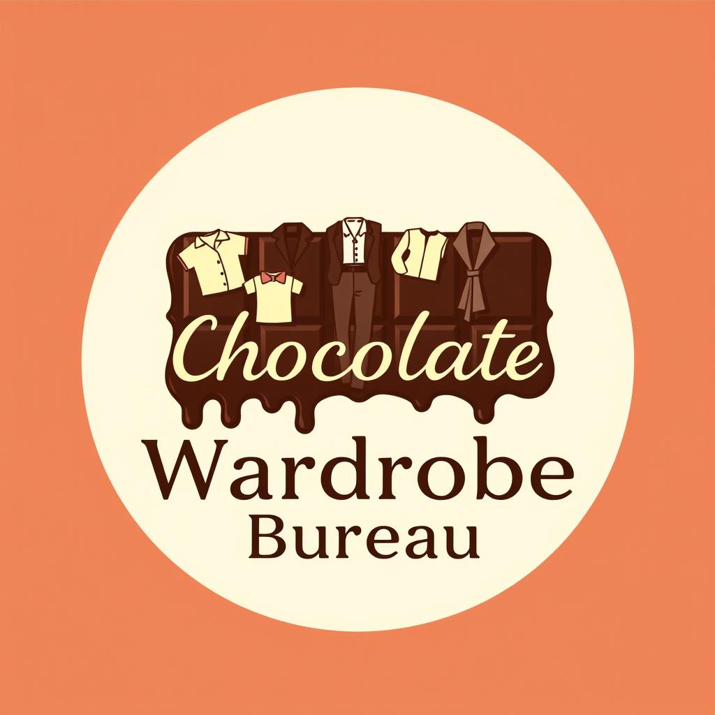 Chocolate Wardrobe Bureau Logo Design - A Stylish Blend of Fashion and ...