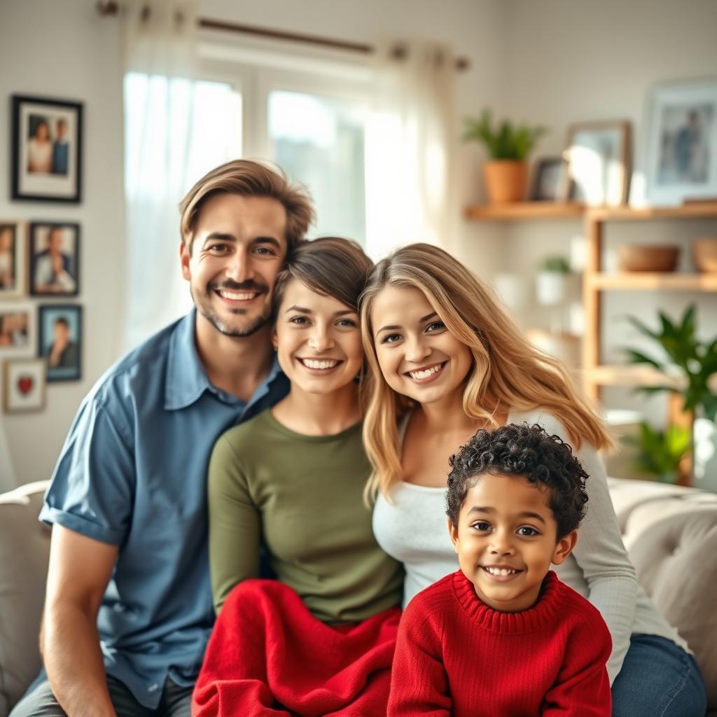Heartwarming Family Portrait: A Celebration of Togetherness