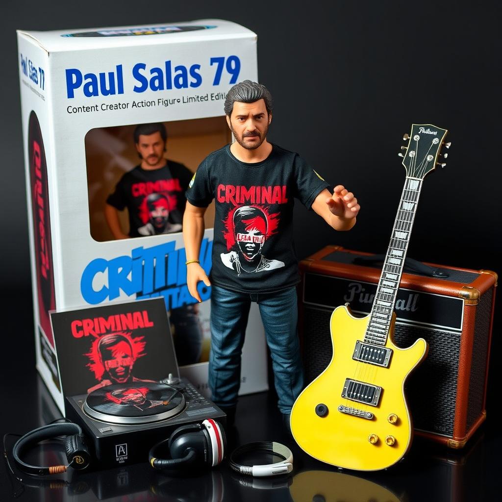 Limited Edition Criminal Band Action Figure - Paul Salas 79