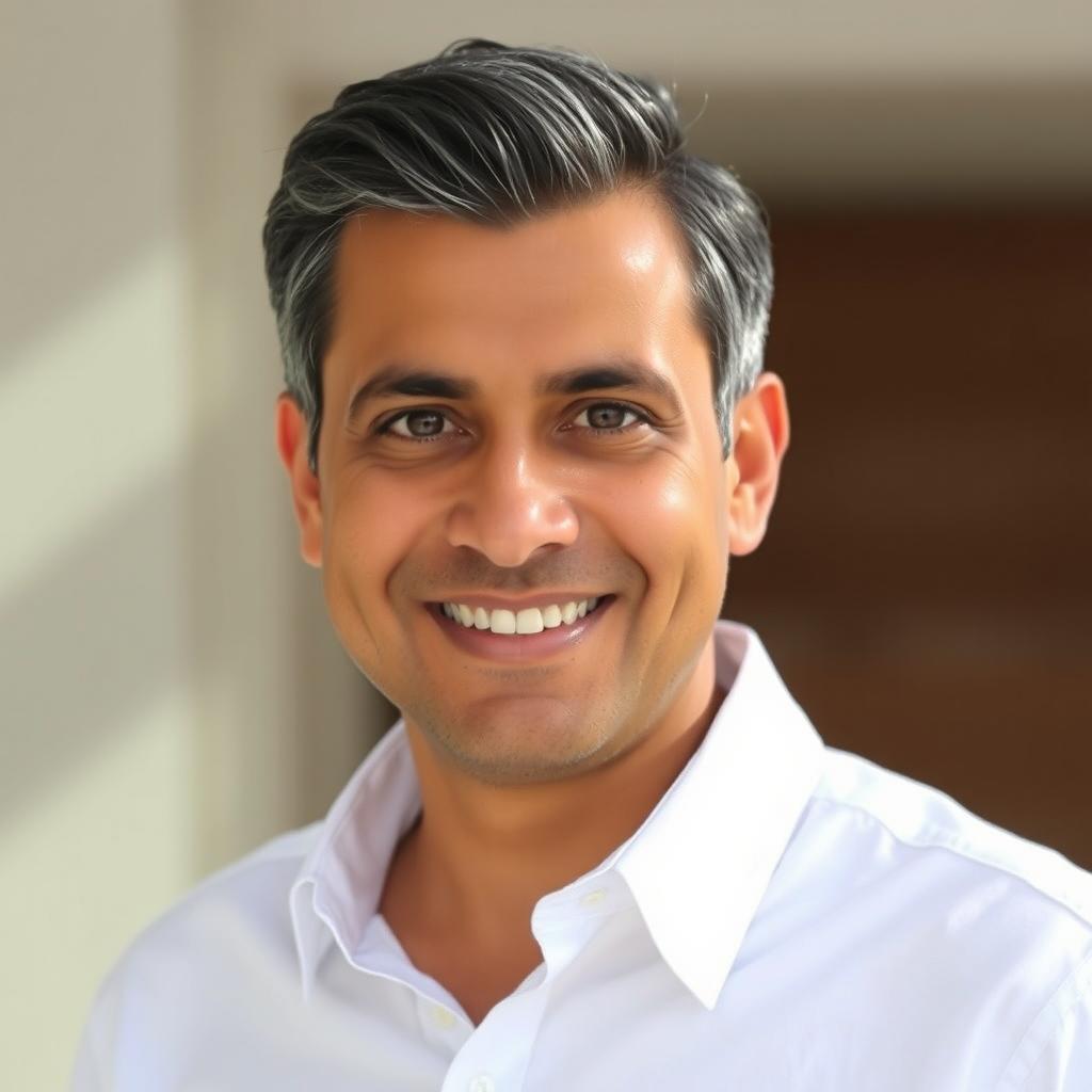 Captivating Portrait of Fareed: A Blend of Charm and Wisdom