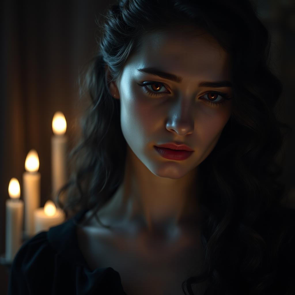 Emotional Portrait of a Crying Woman: Capturing Deep Sadness