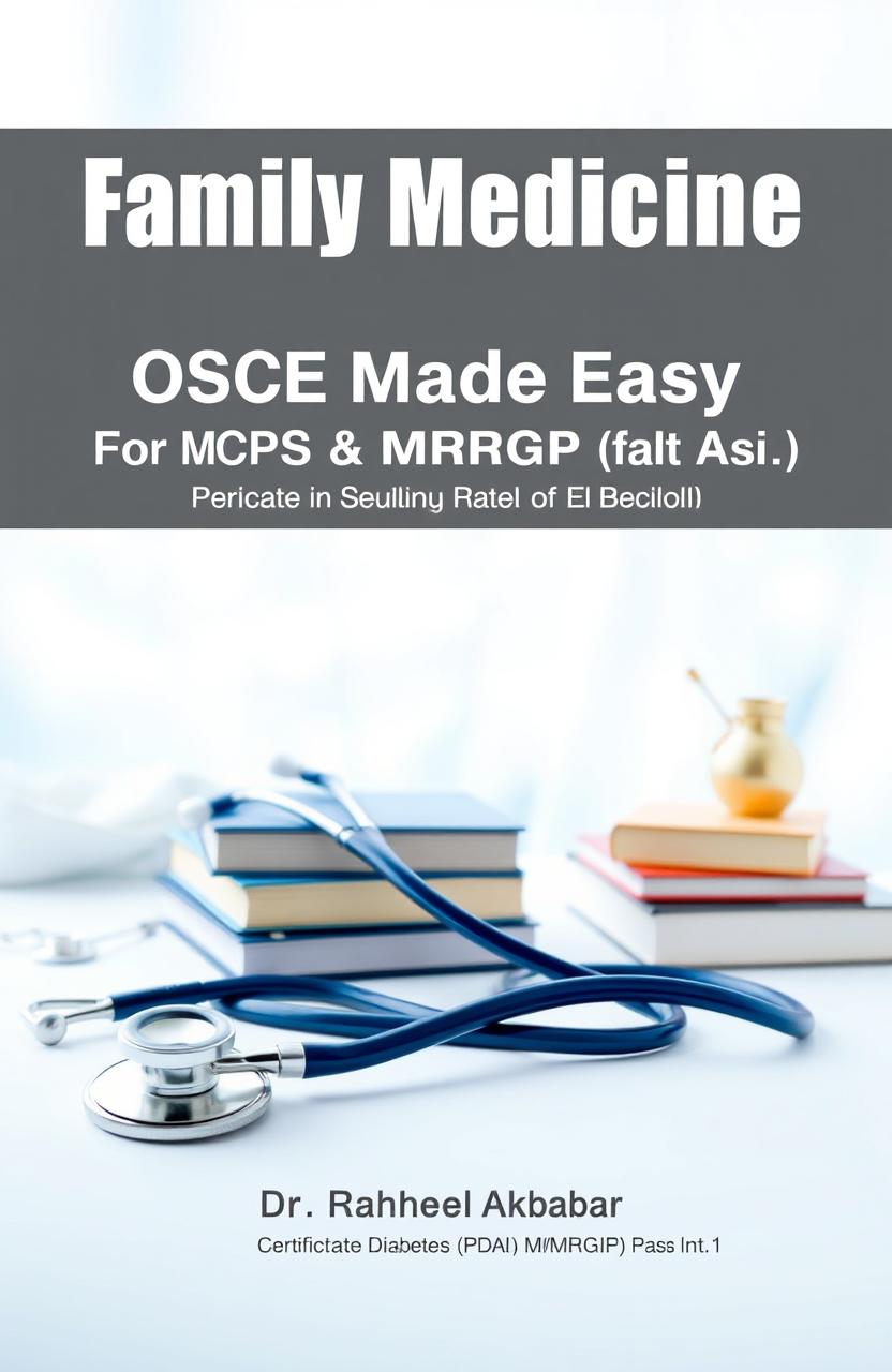 Professional Cover Design for 'Family Medicine OSCE Made Easy' Textbook