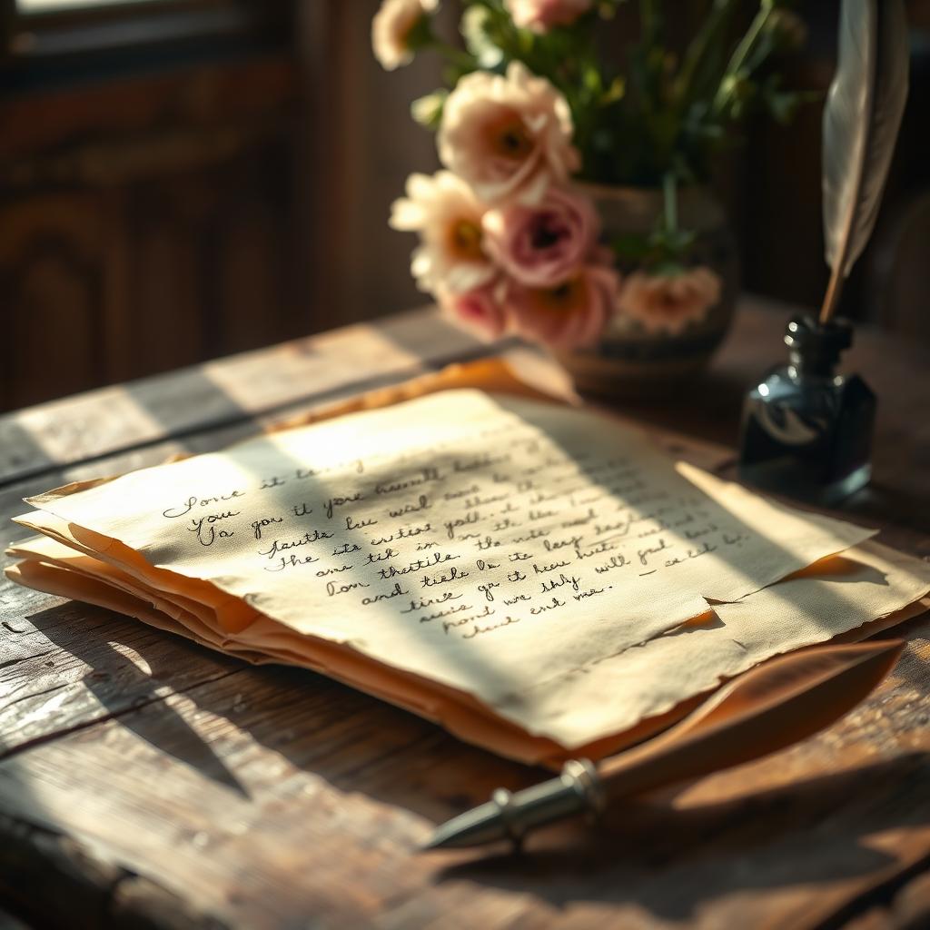 Emotional Vintage Letter - A Nostalgic Journey