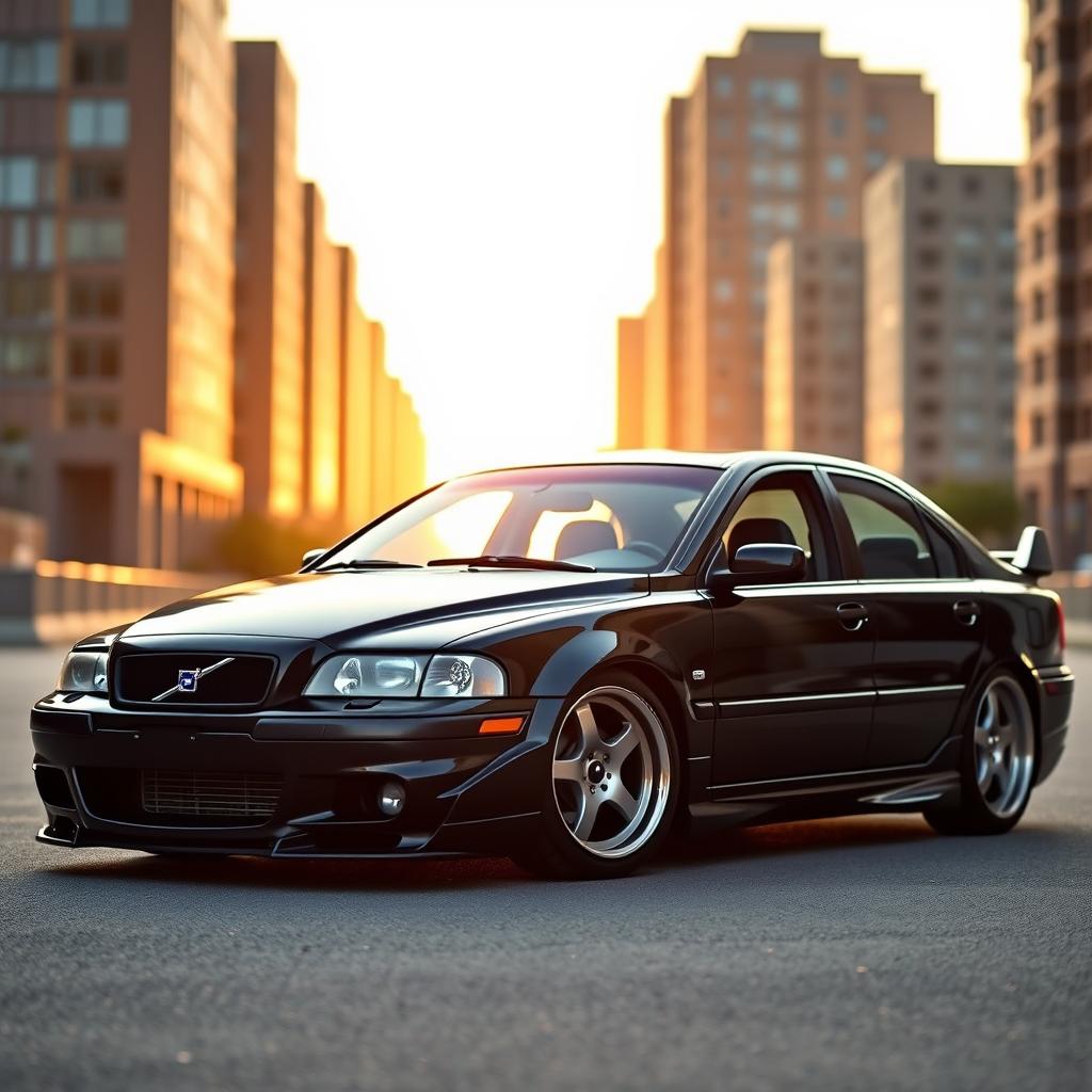 Customized 2001 Volvo S60: Sleek Aerodynamics Meets Urban Elegance
