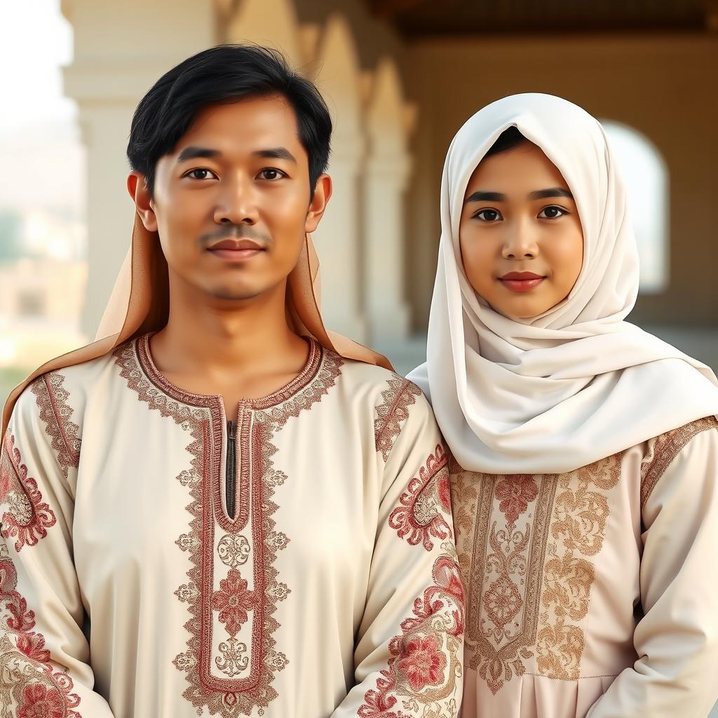 Stunning Portrait of Traditional Omani Culture: A Dual Representation