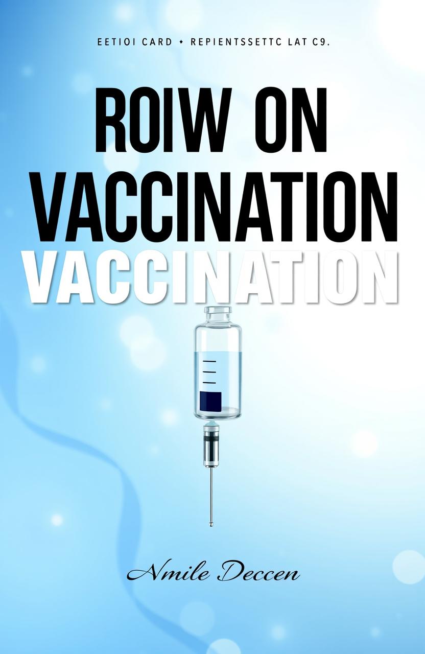 Vaccination Scholarly Book Cover Design - Professional & Inviting