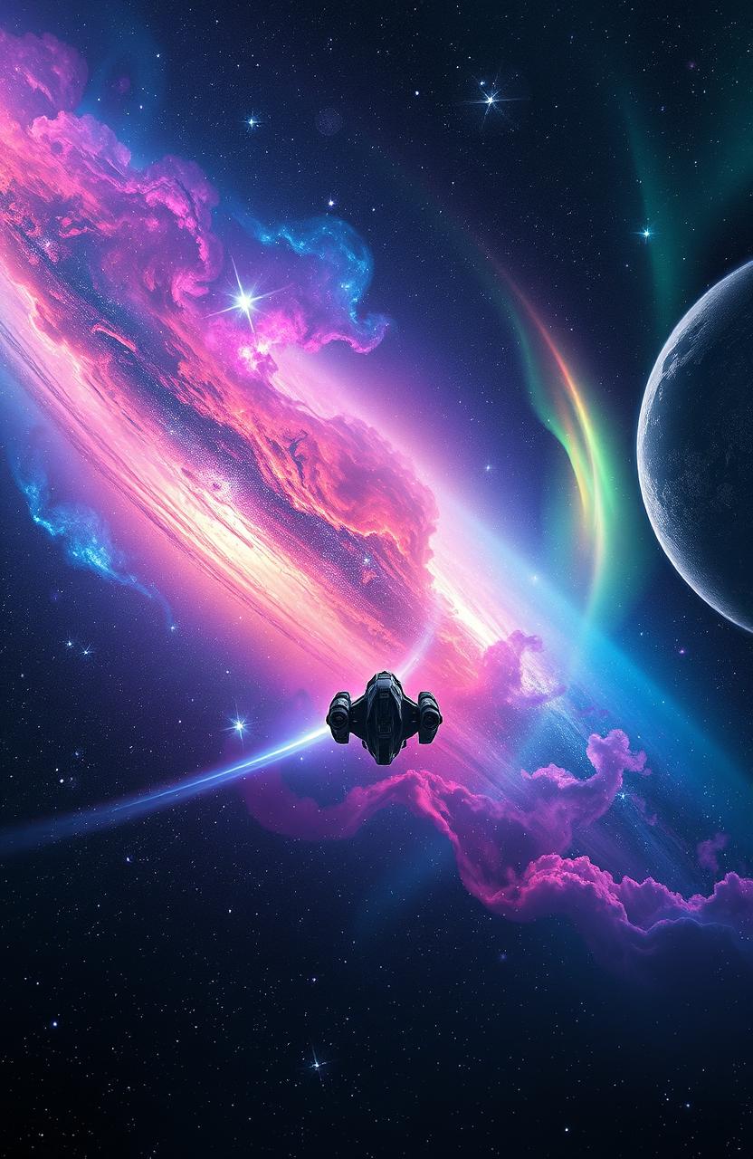 Explore a Mesmerizing Galactic Journey with Vibrant Colors and Cosmic ...