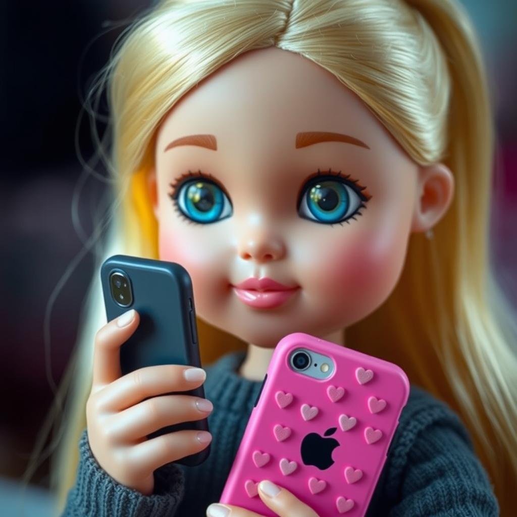 Personalized Doll with iPhone - Unique Features & Playful Design