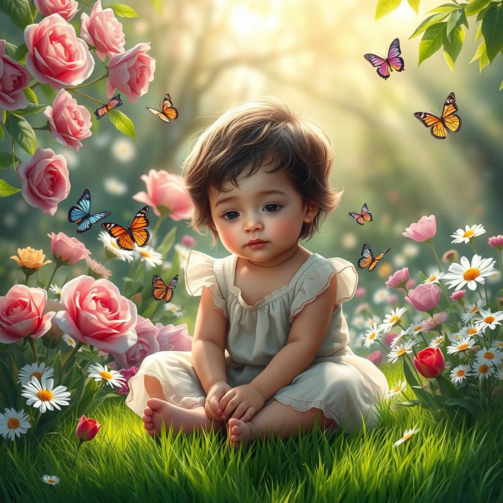 Healing the Inner Child: A Magical Garden Scene