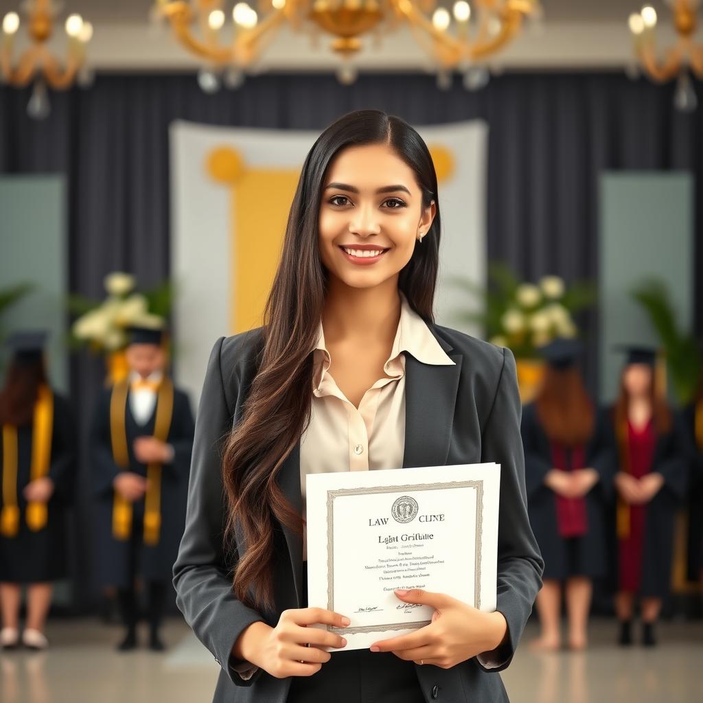 Celebrating Achievement: A Young Woman's Graduation Journey