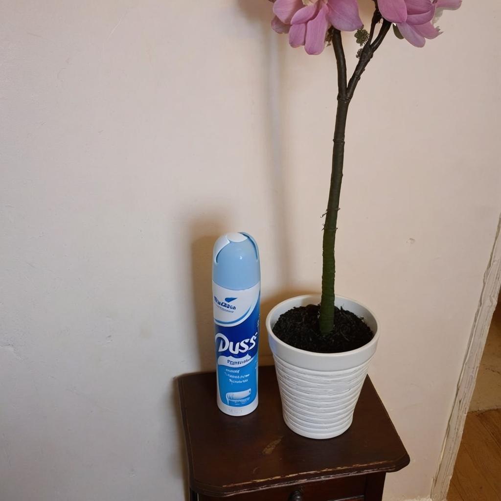 Breathe Easy, Stay Fresh: Vibrant Deodorant Spray Advertisement