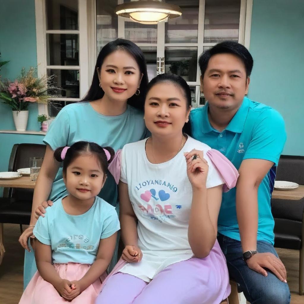 Heartwarming Family Portrait: Celebrating Togetherness