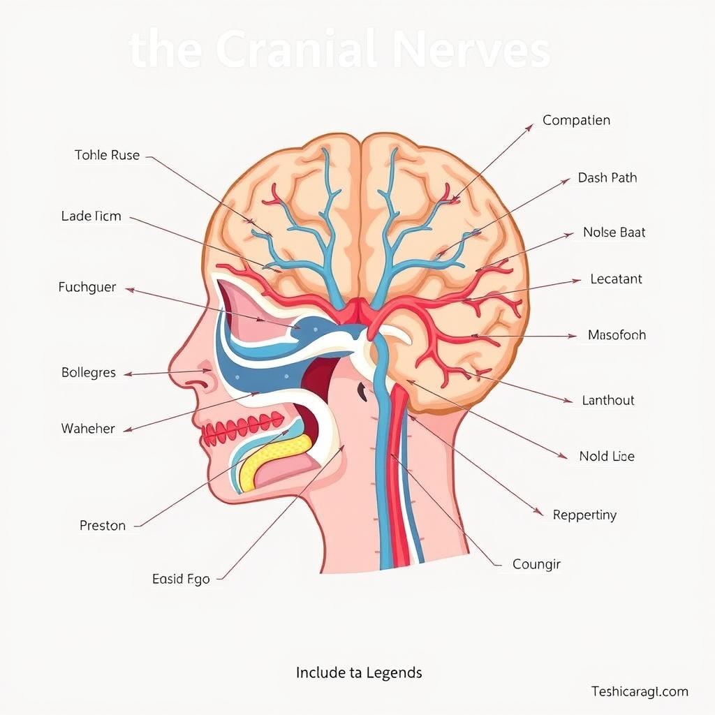 Explore the Human Cranial Nerves: Illustrated Guide for Medical Students