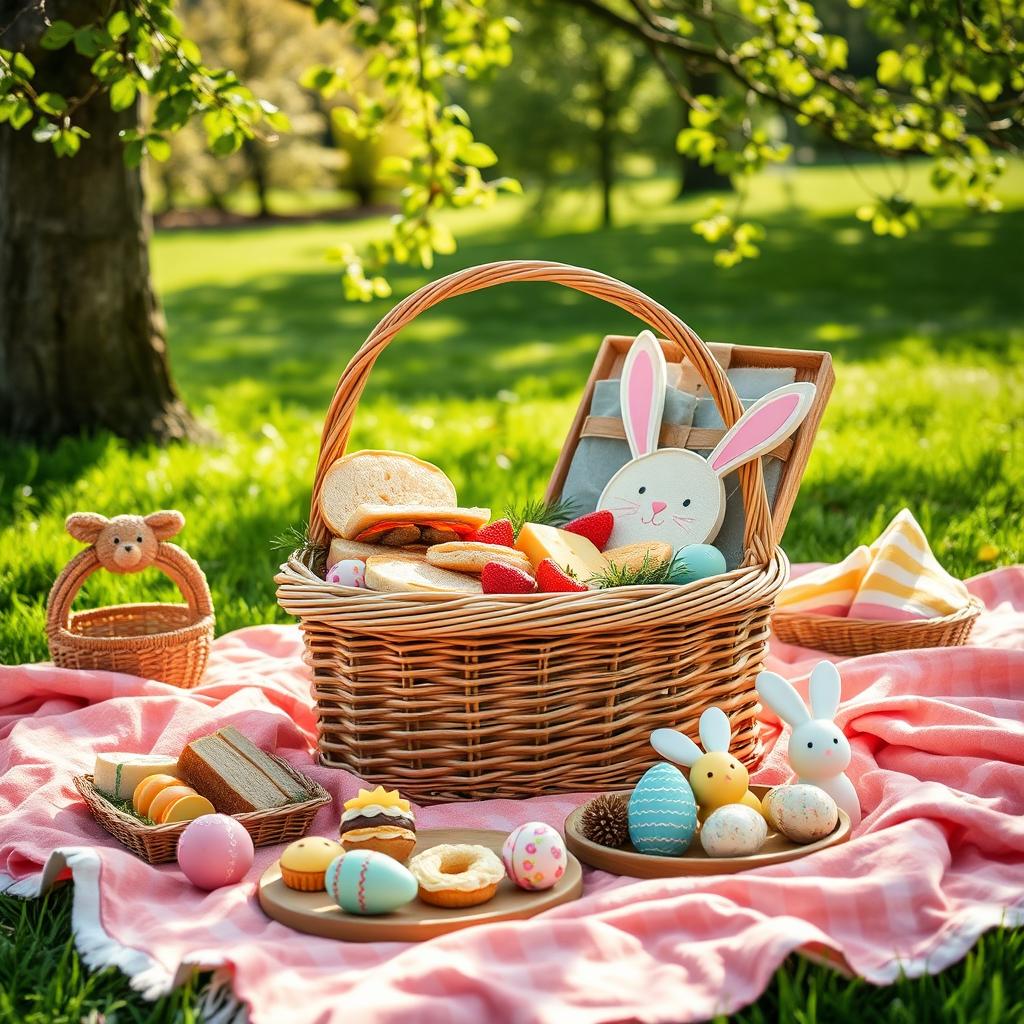 Cozy Easter Picnic Ideas: A Serene Outdoor Setup