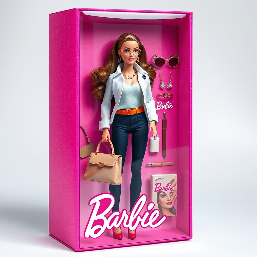 Hyper-Realistic Collectible Barbie Doll - Glamorous Action Figure Creation