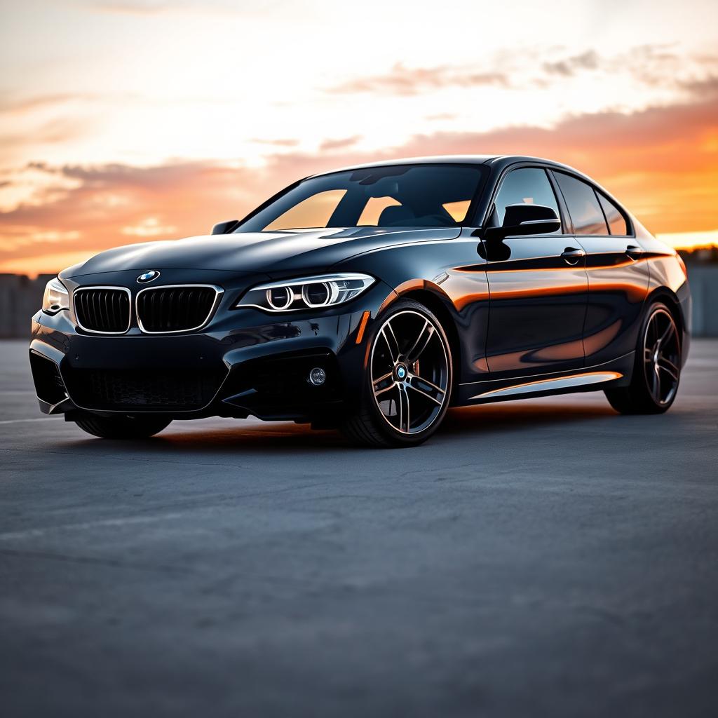 Stunning Black BMW F30 with 403M Wheels at Sunset | Idyllic Ideas