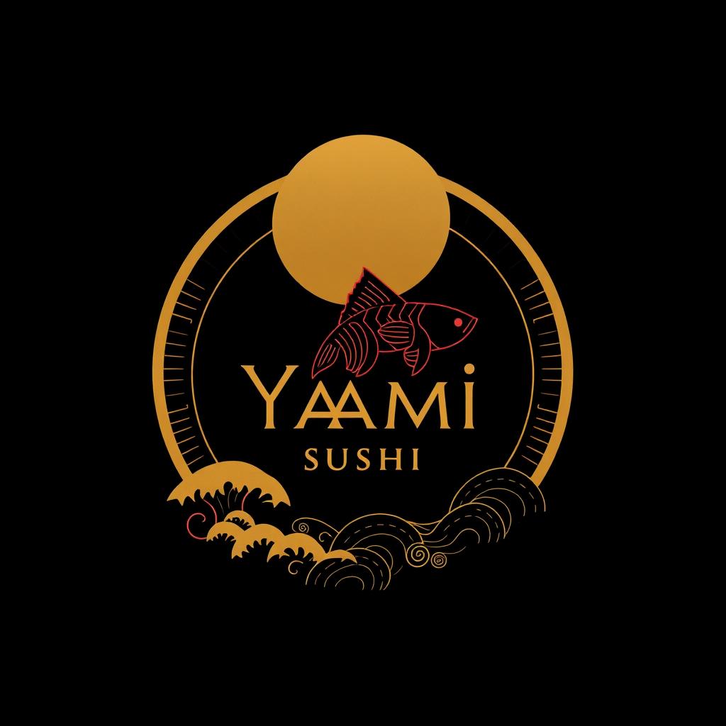 Elegant Logo Design for Luxury Sushi Restaurant - Yami Sushi